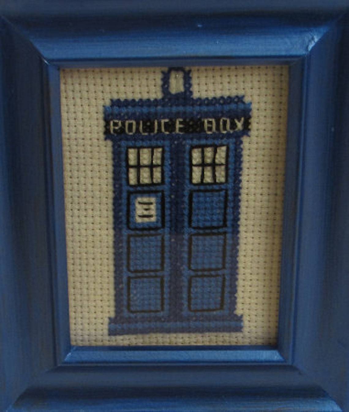 Doctor Who TARDIS Cross Stitch Pattern - Etsy
