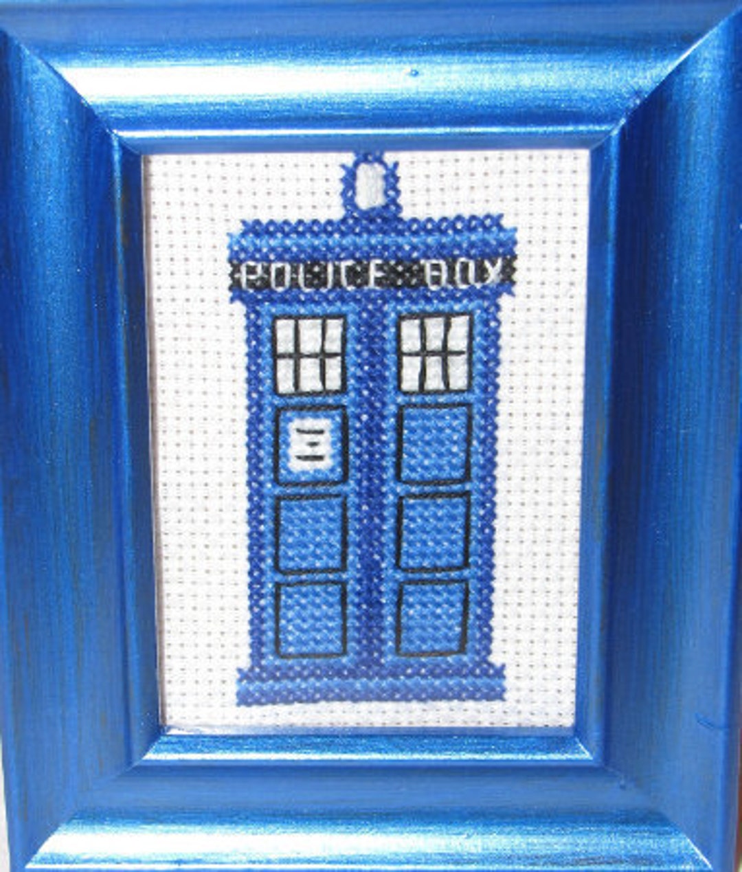 Doctor Who TARDIS Cross Stitch Pattern - Etsy