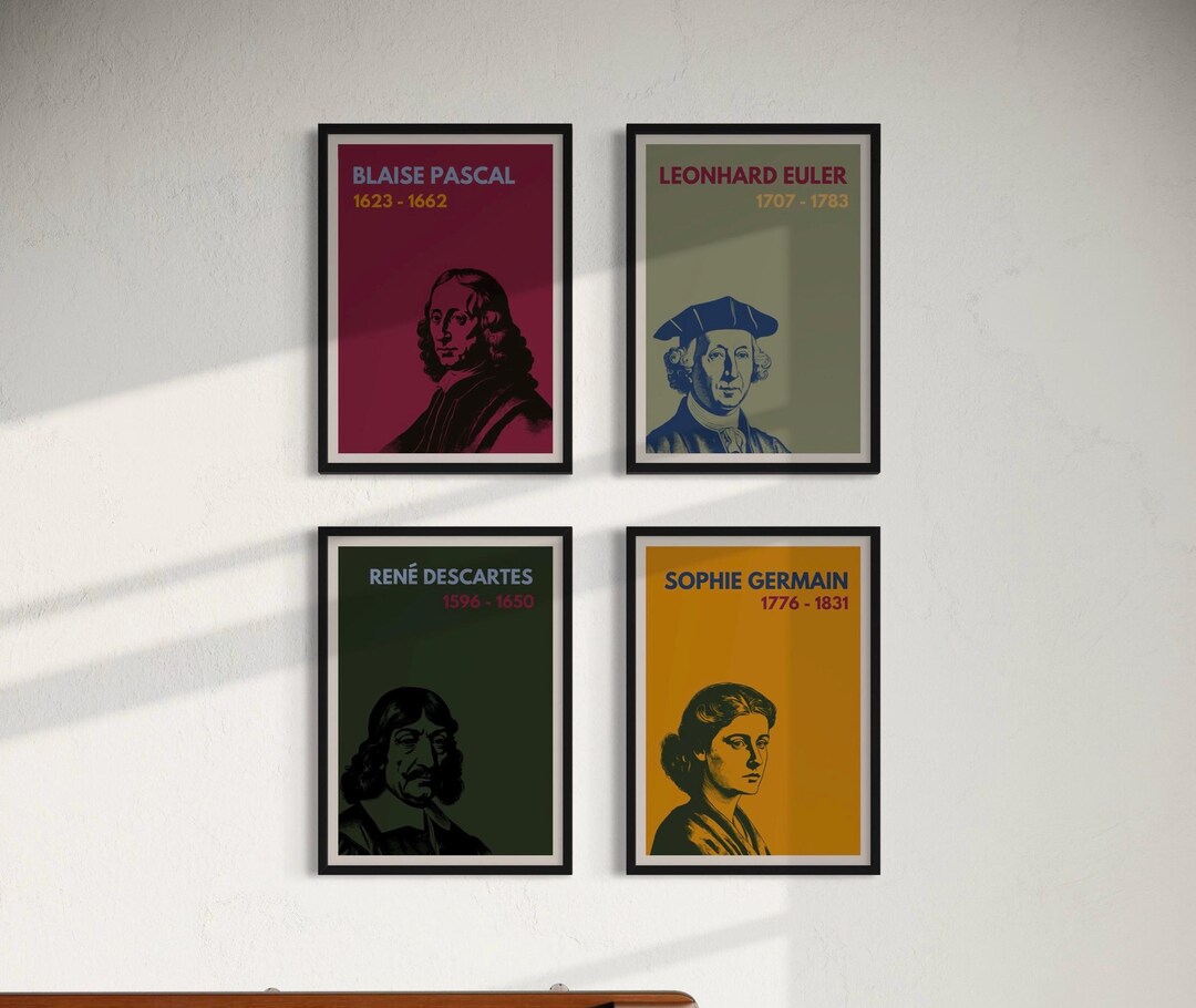 Famous Mathematicians Poster Set | Maths and Science Posters ...