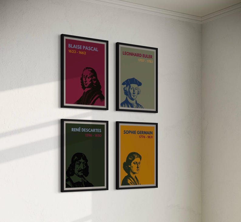 Famous Mathematicians Poster Set | Maths and Science Posters ...