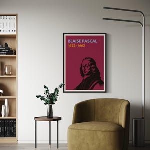 Blaise Pascal Poster | Famous Mathematicians & Scientists | STEM Wall ...