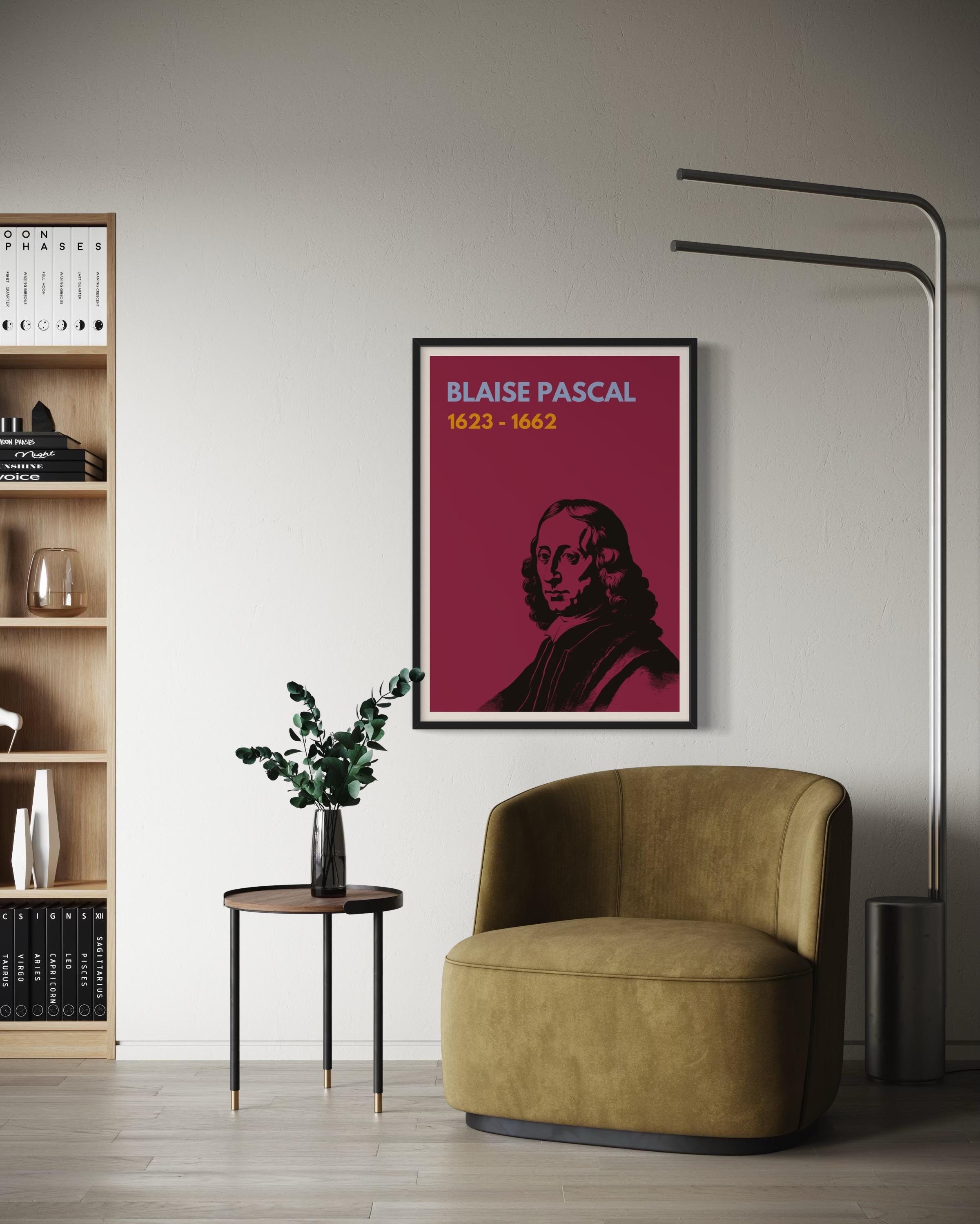 Blaise Pascal Poster | Famous Mathematicians & Scientists | STEM Wall ...
