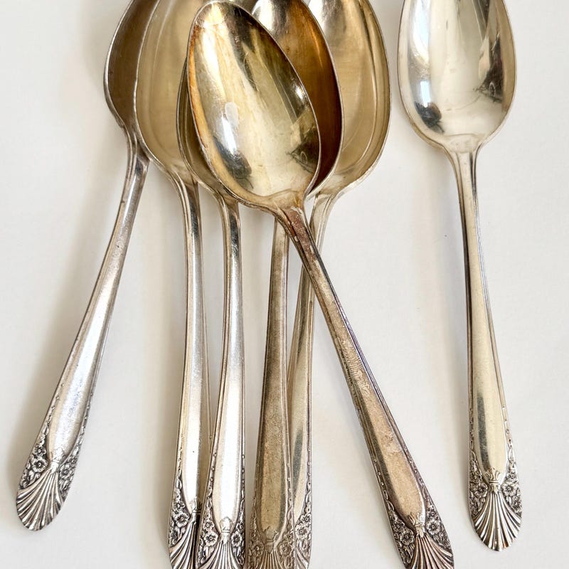Silver Plate Spoon - Etsy