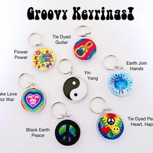 Choose a Groovy Keyring From This Colorful Array of Awesome Hippie ...