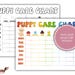 Printable Puppy Care Chart for Kids, Weekly Puppy Care Sheet, Cute Dog ...
