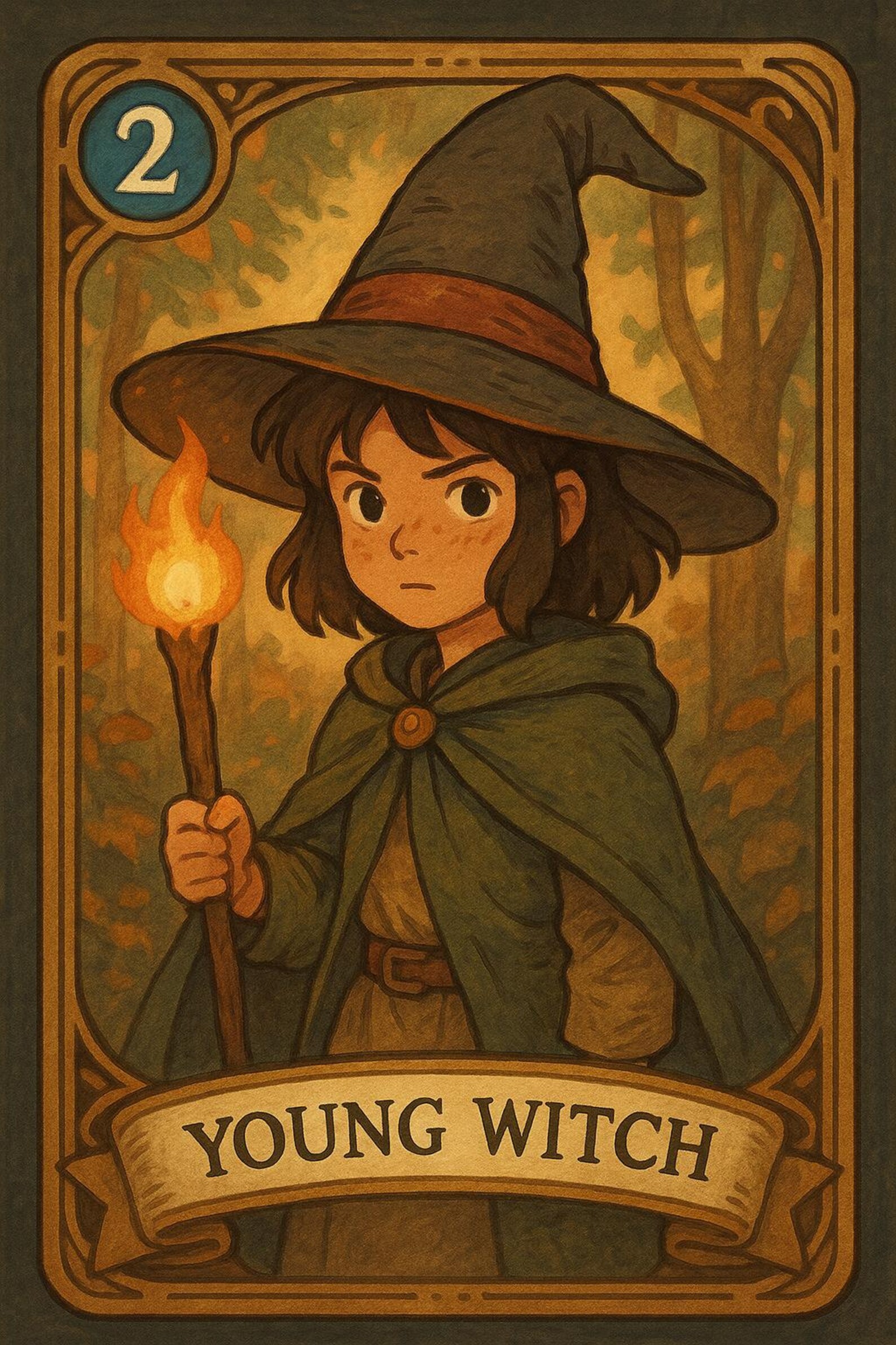 Custom Fantasy Character Card-personalized Collectable Style Portrait ...