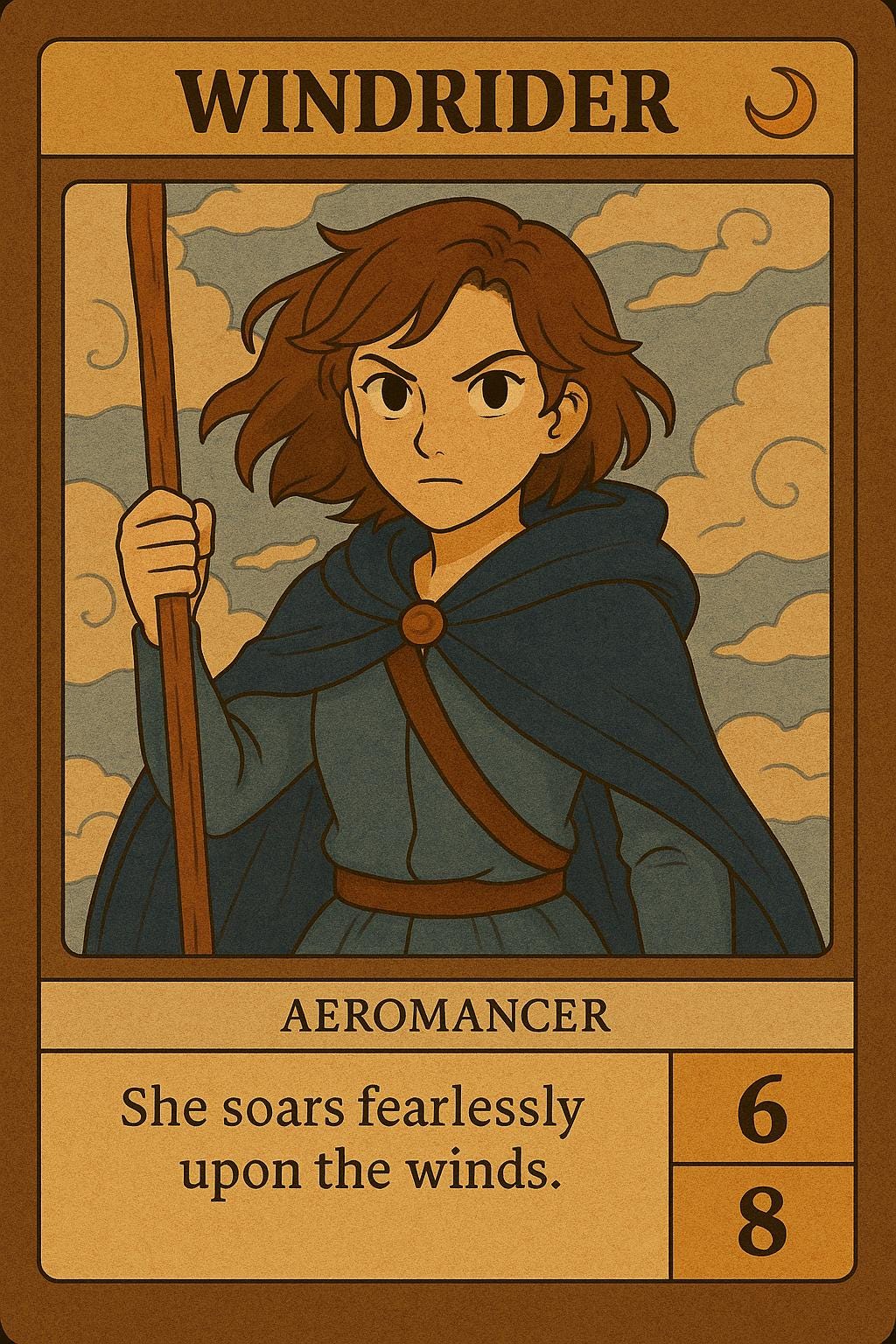 Custom Fantasy Character Card-personalized Collectable Style Portrait ...