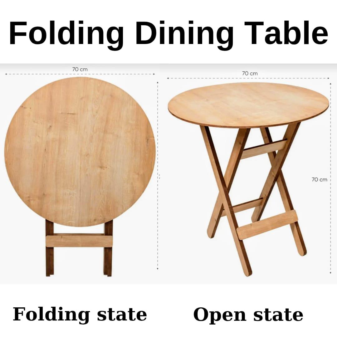 Round Folding Table, Modern Design Folding Table, Foldable Kitchen ...