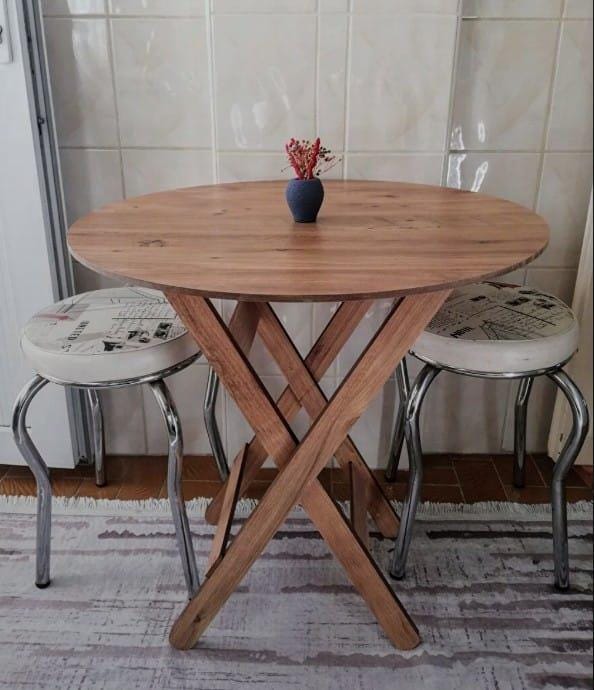 Round Folding Table, Modern Design Folding Table, Foldable Kitchen ...