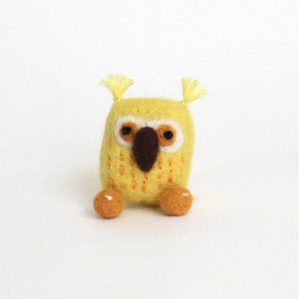Felt Owl Brooch - Etsy