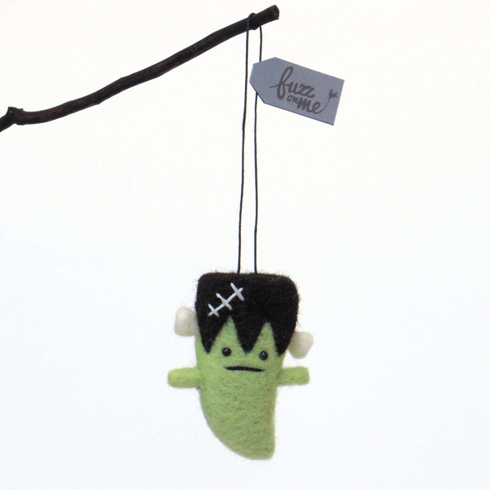 Miniature Frankenstein Halloween Felt Ornament : Needle Felted - Etsy