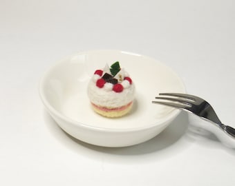 Miniature Felt Food, Needle Felted Sandwich Coffee Cup, Dollhouse, Tiny ...