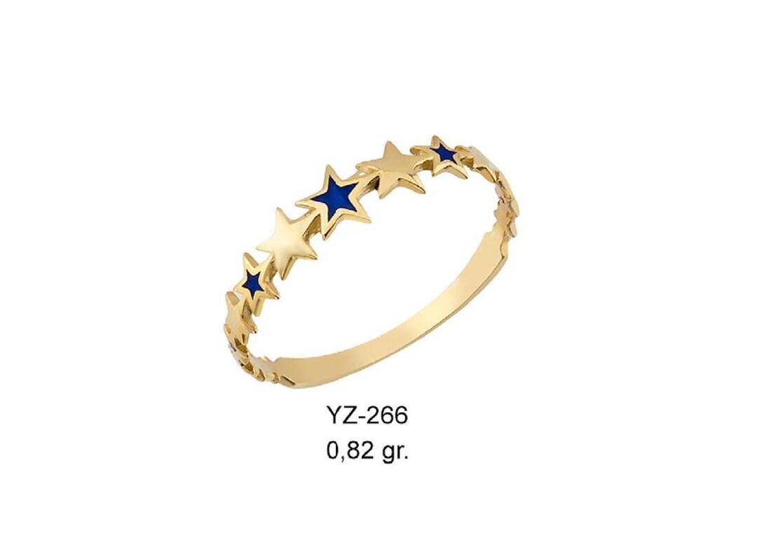 14k Gold Star Ring, Enamel Star Ring, Dainty Star Ring, Minimalist Ring ...
