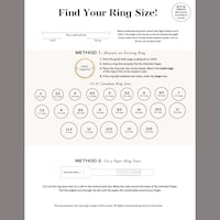 Printable Ring Sizer | Accurate Ring Size Finder | Measuring Tool ...