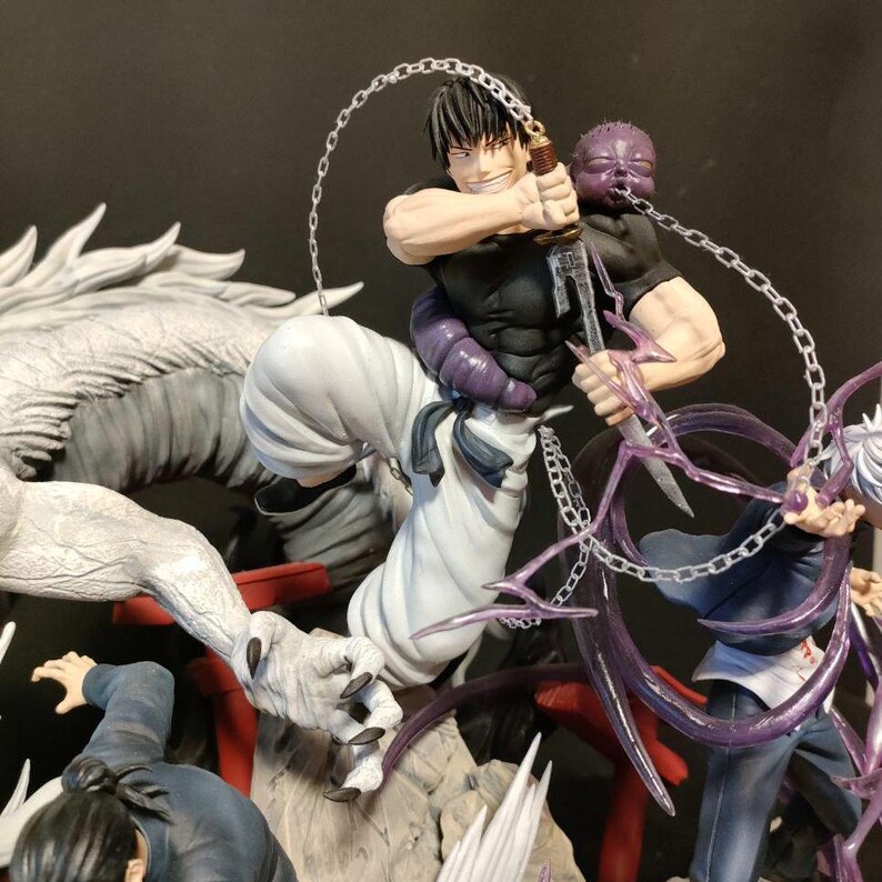 Jujutsu Kaisen Figures, Diorama Geto, Toji, Gojo, Resin Figure ...