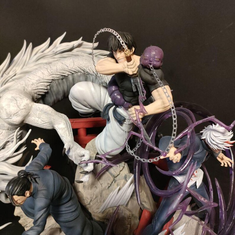 Jujutsu Kaisen Figures, Diorama Geto, Toji, Gojo, Resin Figure ...