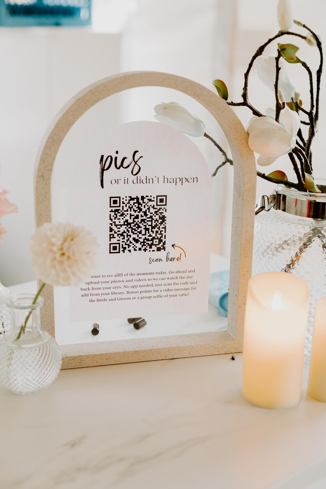 Wedding QR Code Signage - Etsy