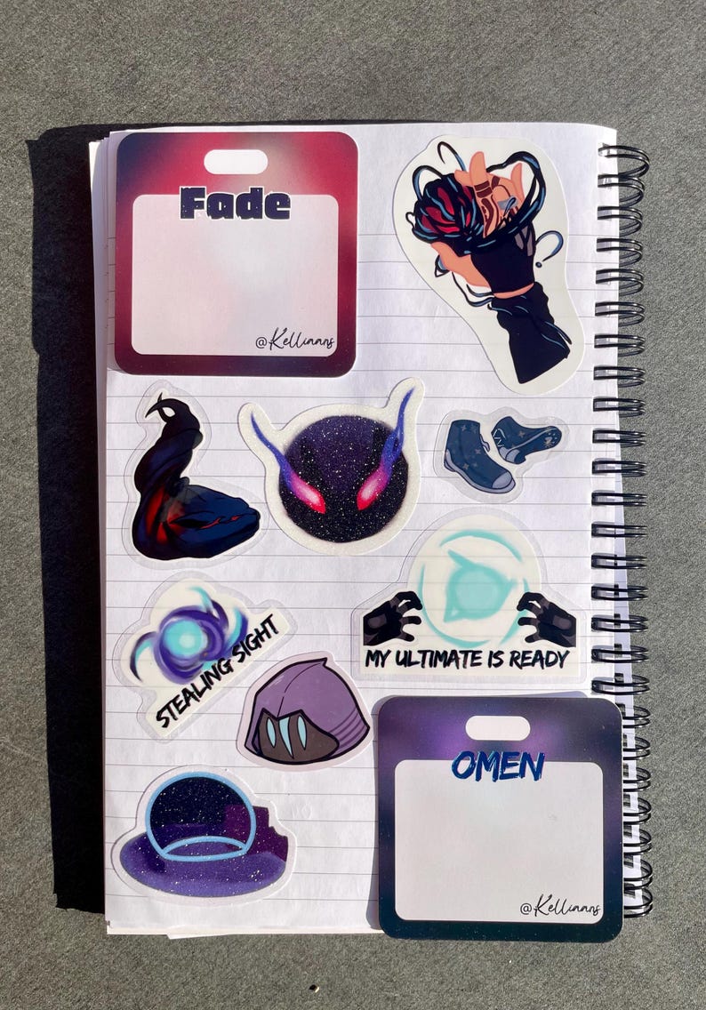 Fade Sticker Set - Etsy
