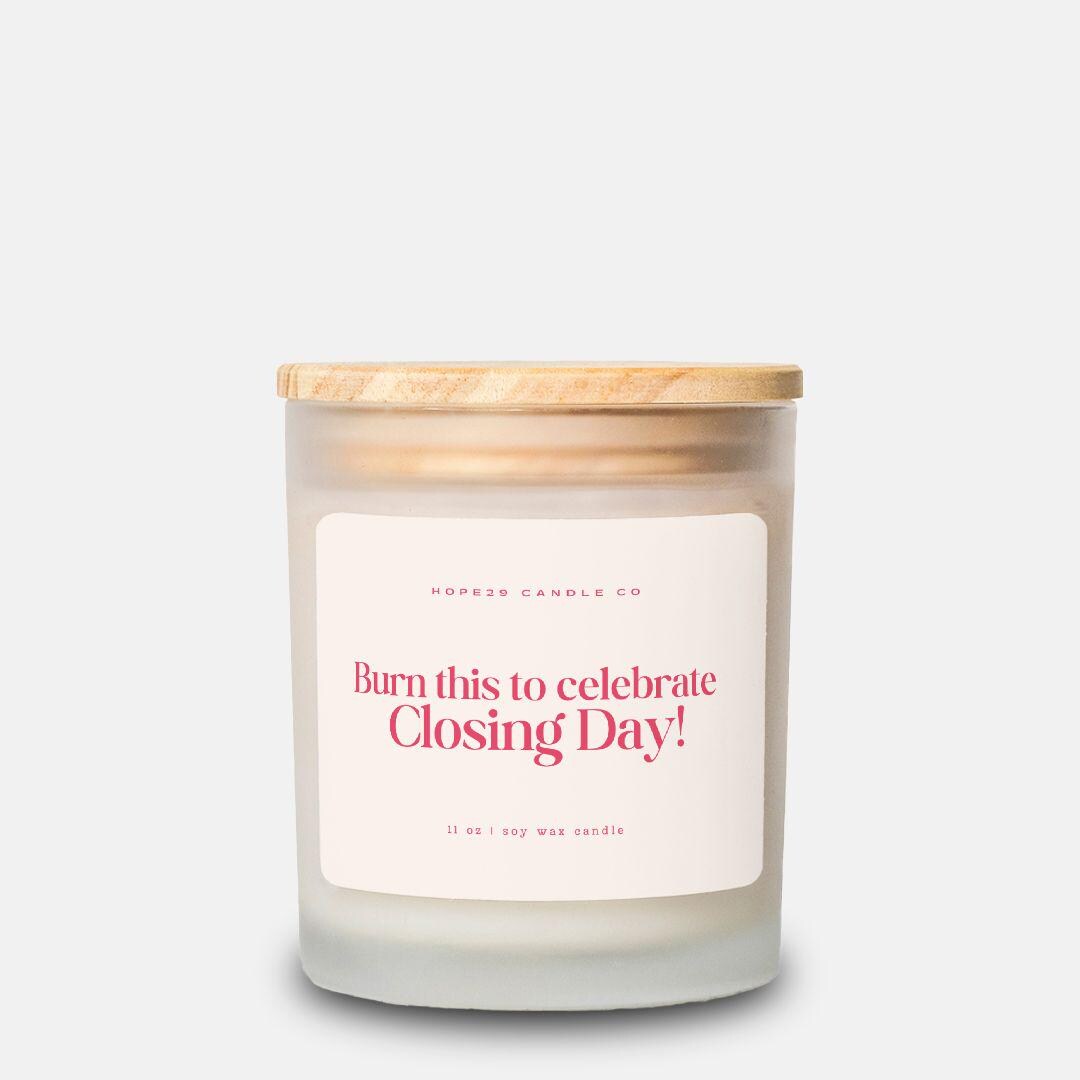 Closing Day Gift - Real Estate Candle, Unique Housewarming Gift for New ...