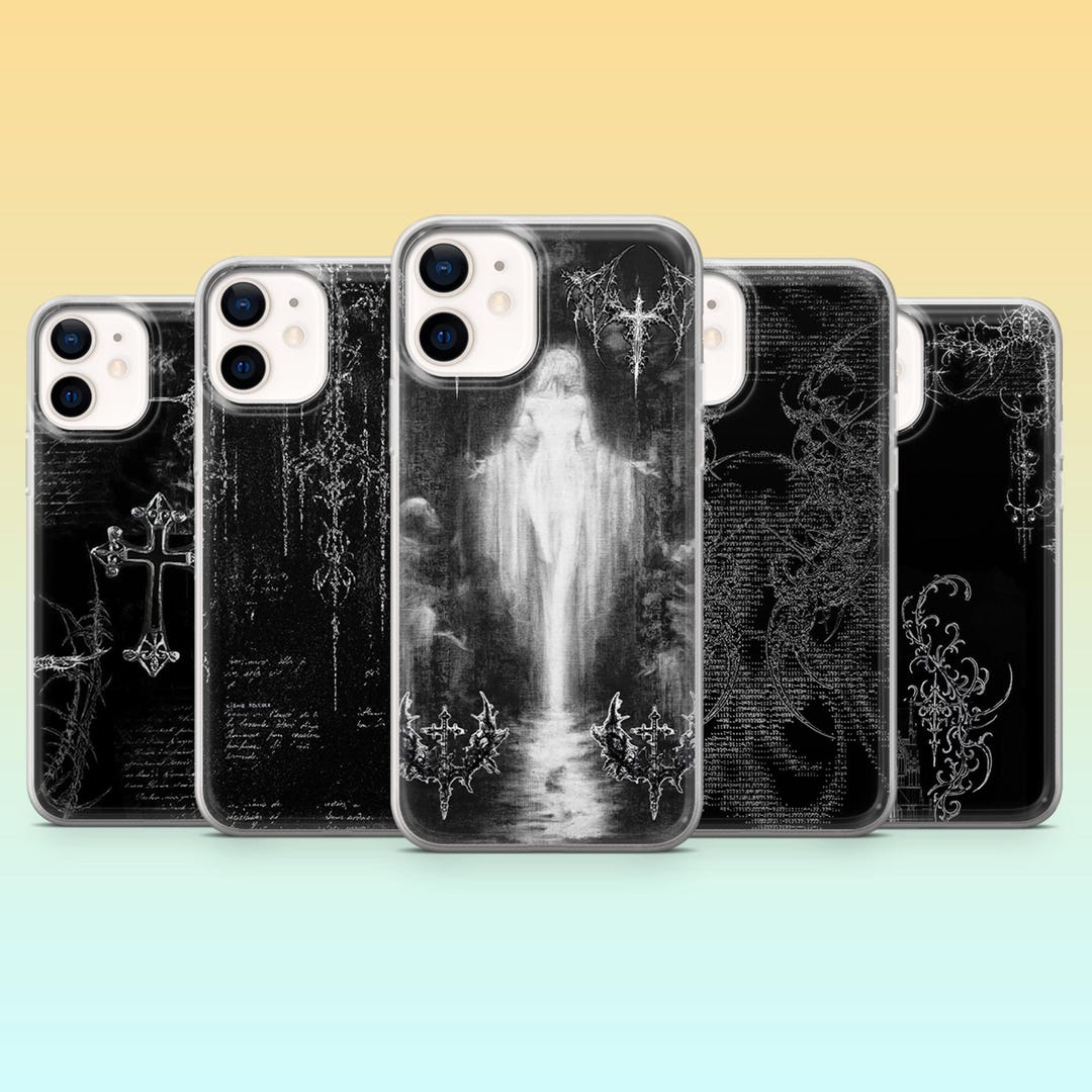 Cybergothic Phone Case Goth Cybersigilism Cover for iPhone 17pro, 16 ...
