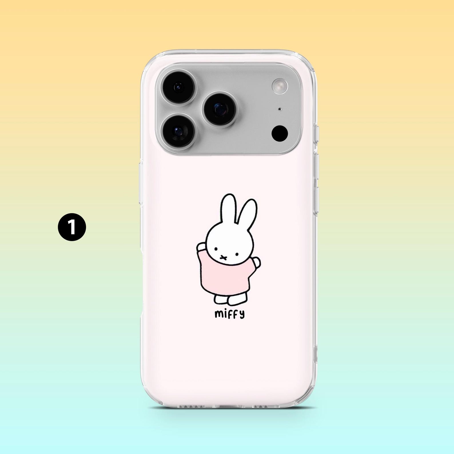 Cute Miffy Phone Case Kawaii Bunny Cover for iPhone 17, 17pro, 17 Pro ...