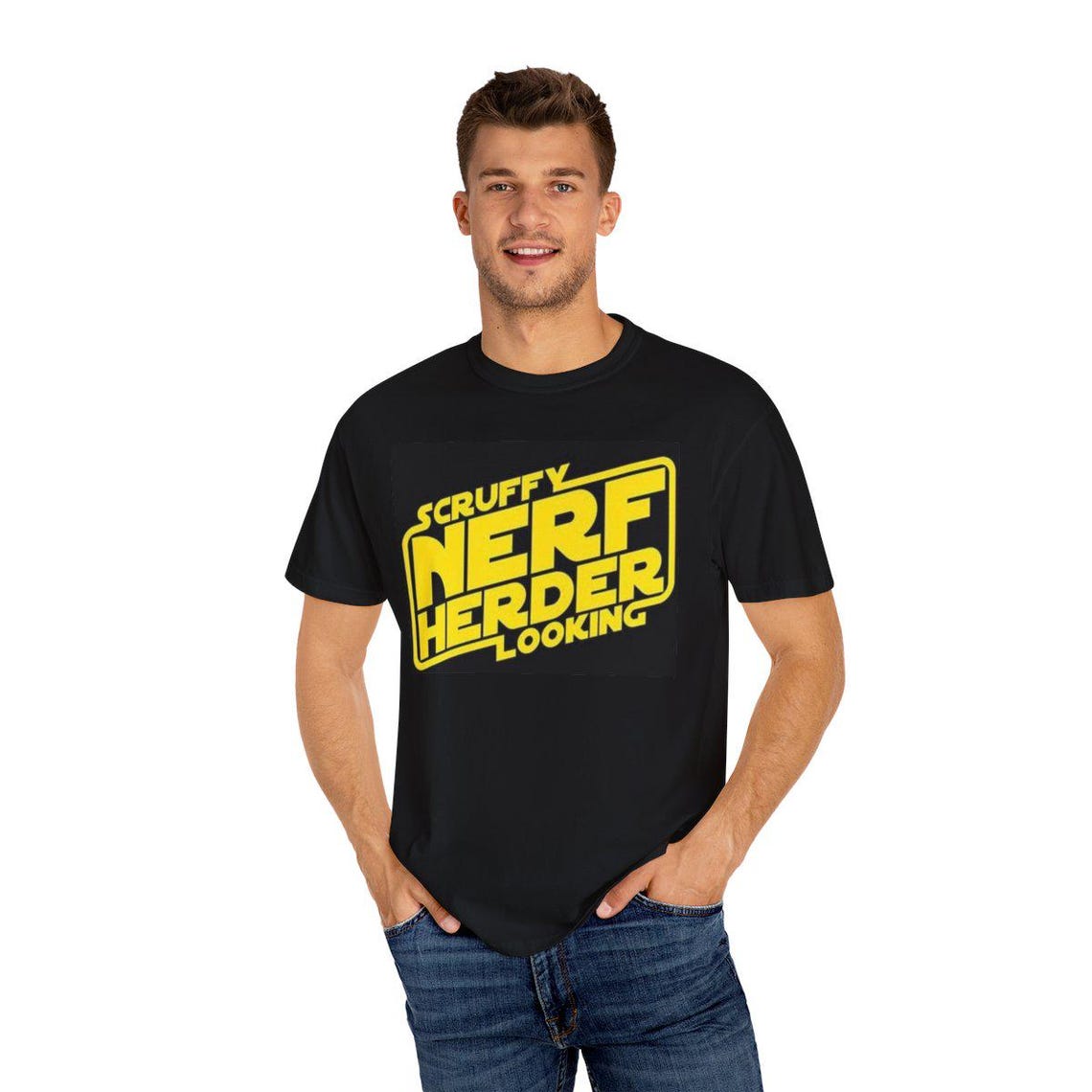 Scruffy Looking Nerf Herder T-shirt - for Those Who Herd Nerfs and ...