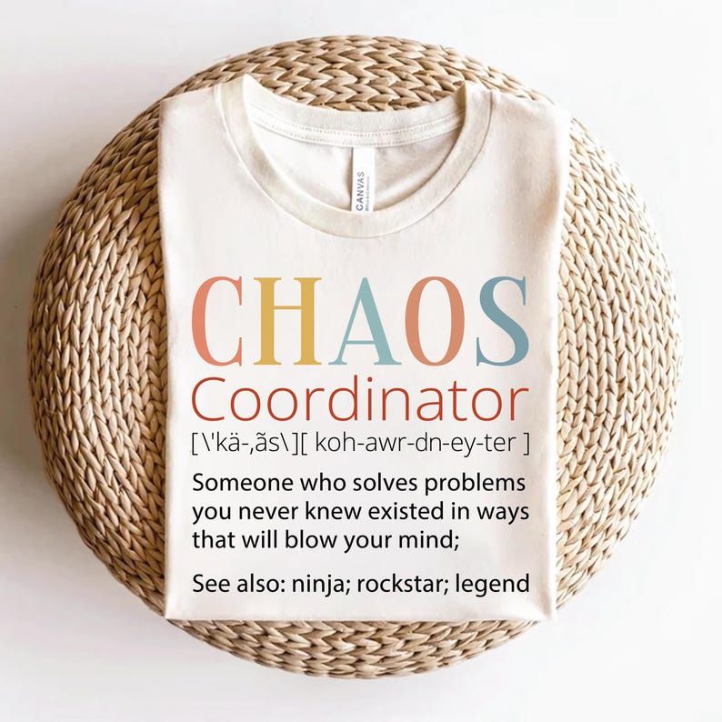 Chaos Coordinator Definition SVG: Funny Momlife Design (digital ...