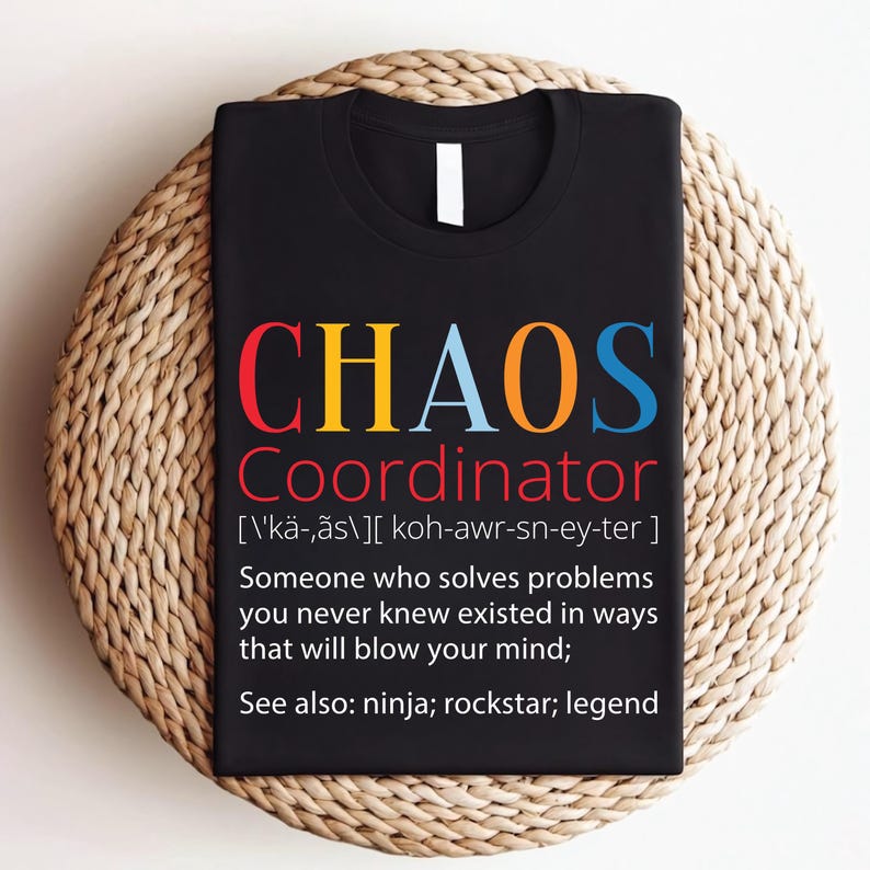 Chaos Coordinator Definition SVG: Funny Momlife Design (digital ...