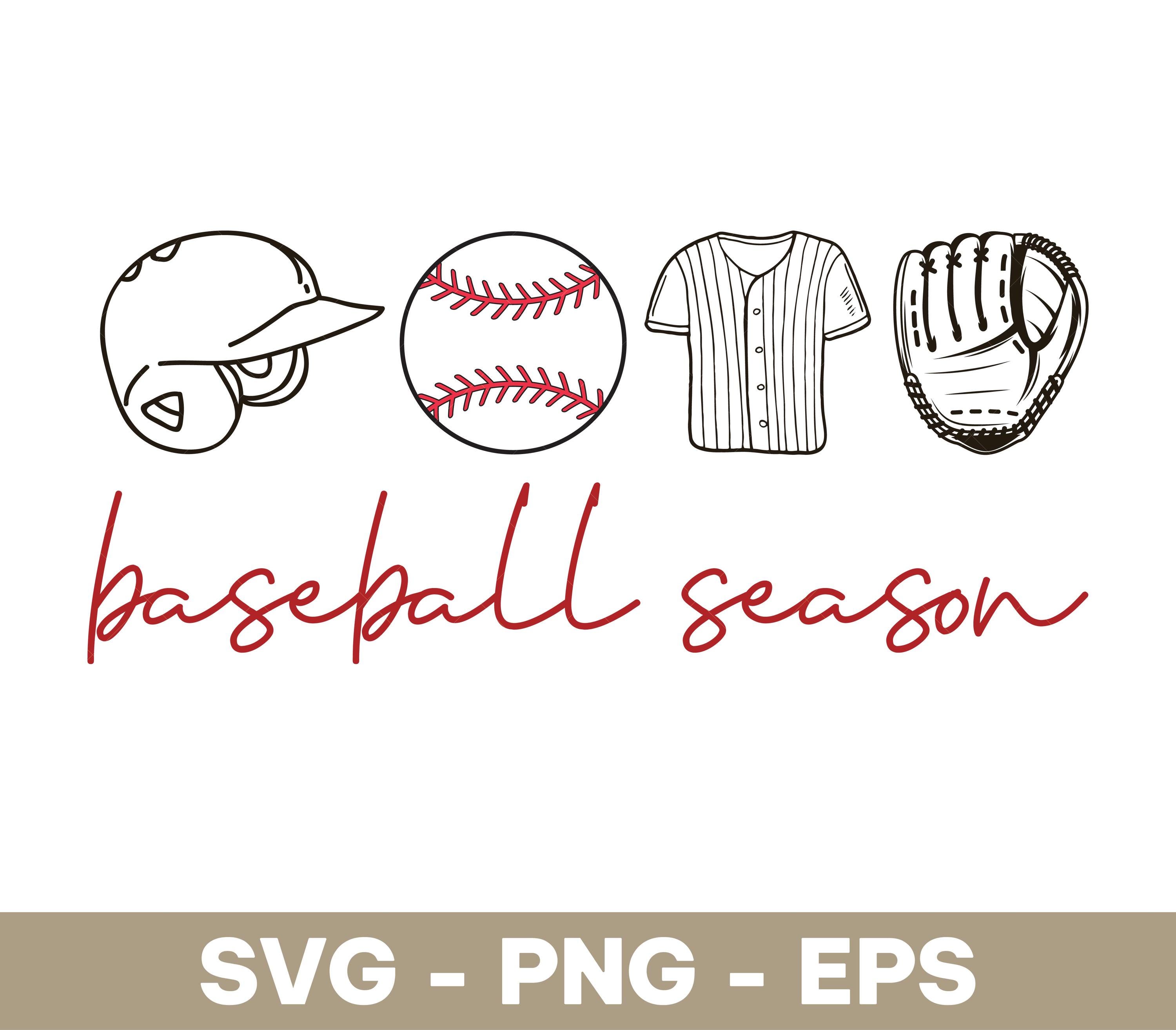 Baseball Season SVG PNG | Sports Mom Humor Design, Game Day Shirt Art ...