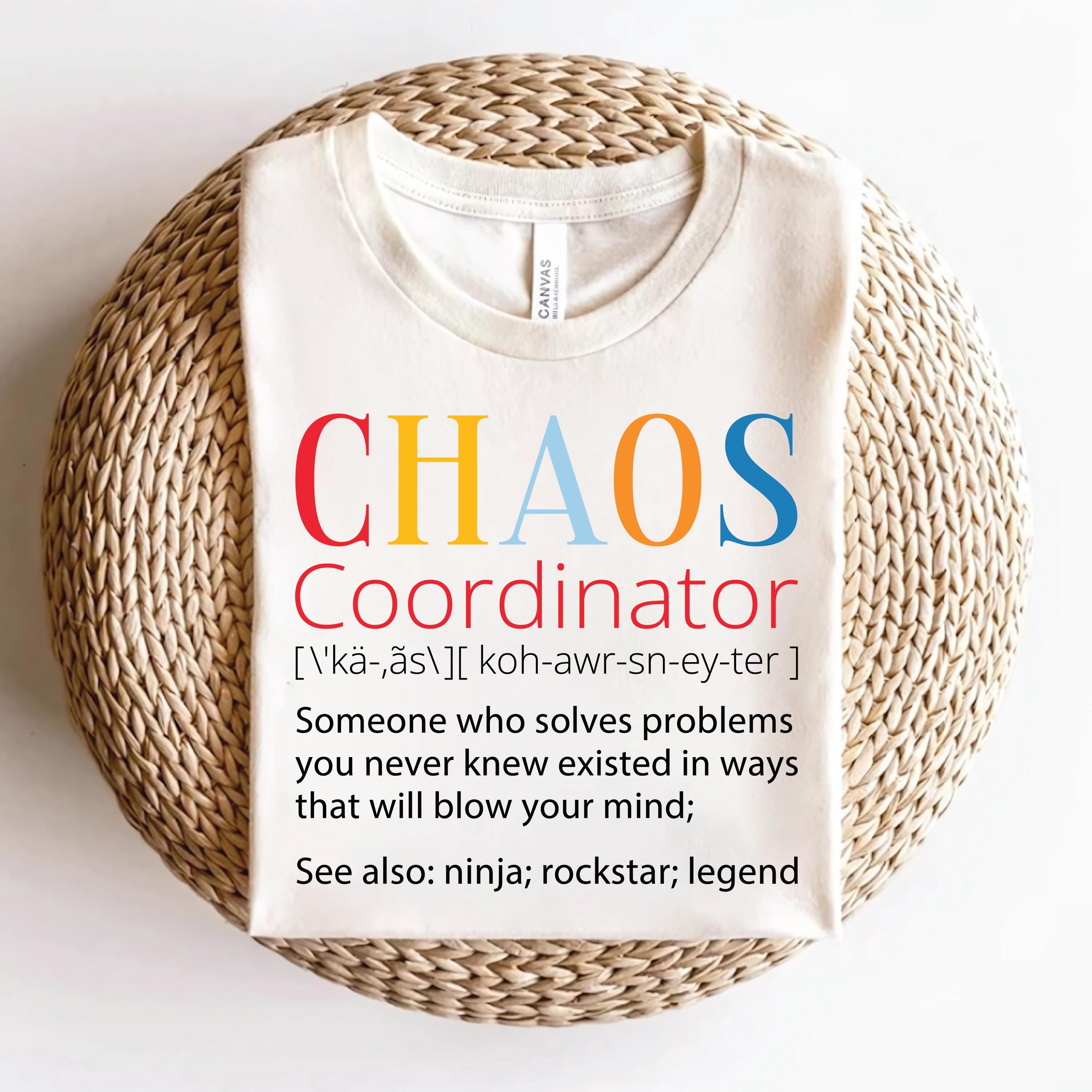 Chaos Coordinator Definition SVG: Funny Momlife Design (digital ...
