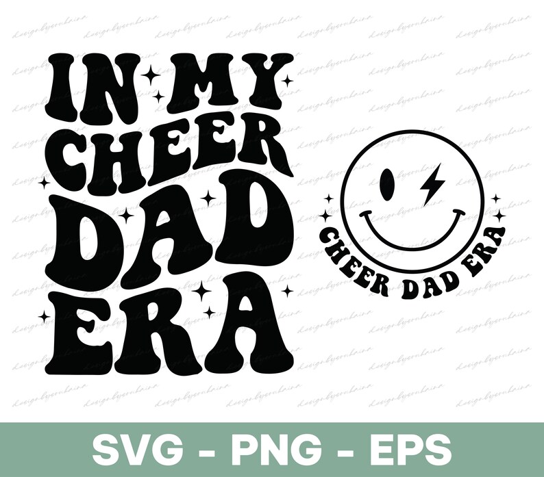 In My Cheer Dad Era SVG, Cheer Dad SVG, Cheer Dad Era SVG, Cheerleading ...