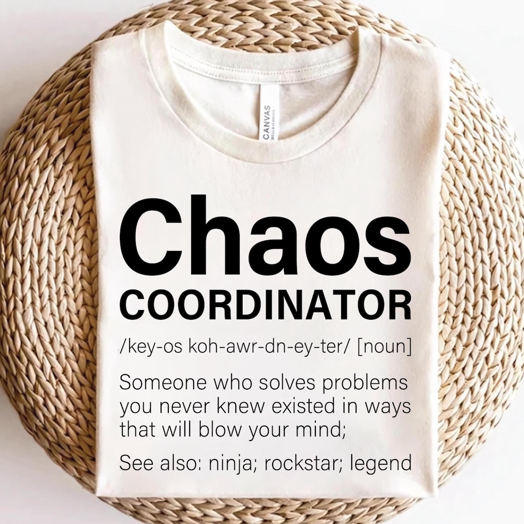 Chaos Coordinator Definition SVG: Funny Momlife Design (digital ...