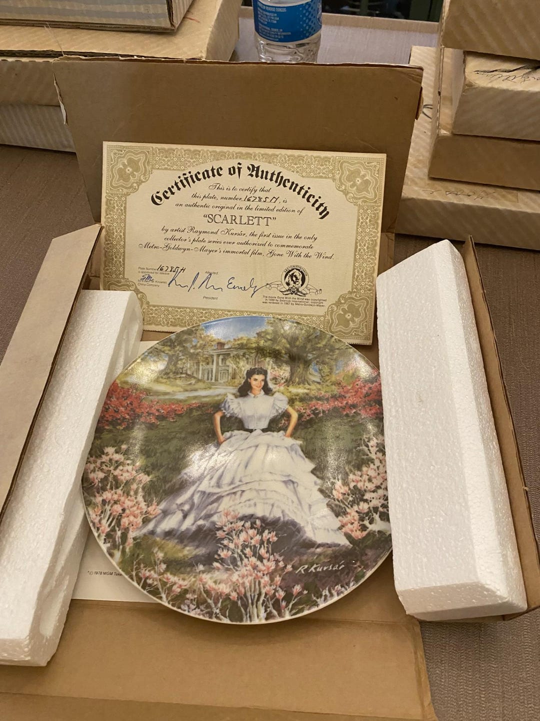 Gone With the Wind Collector Plates - Etsy