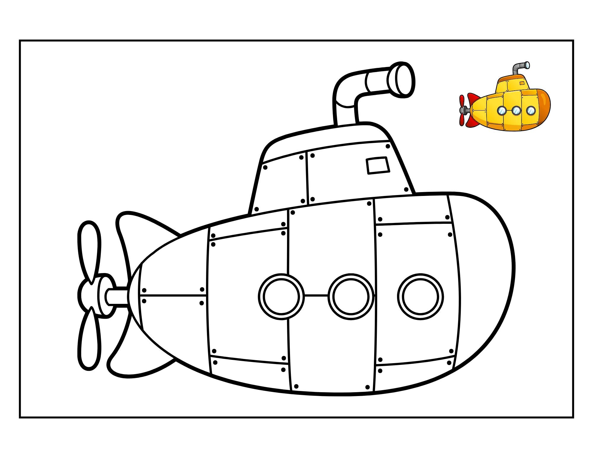Vehicles, Kids Colouring Pages, Airplane, Police Car, Balloon ...
