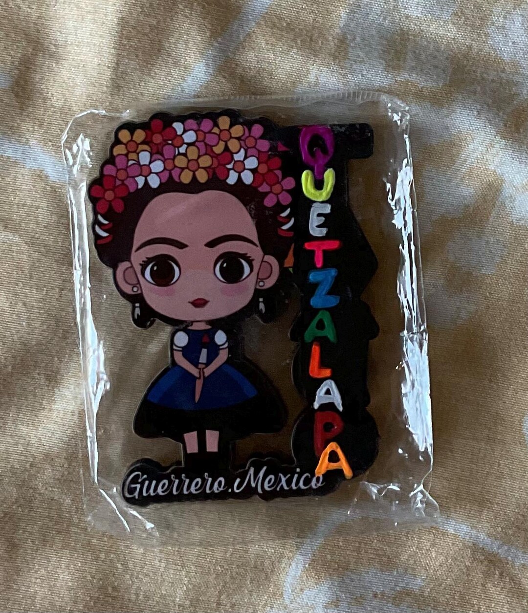 Quetzalapa Guerrero Mexico Wooden Hand Painted Kitchen Magnet - Etsy