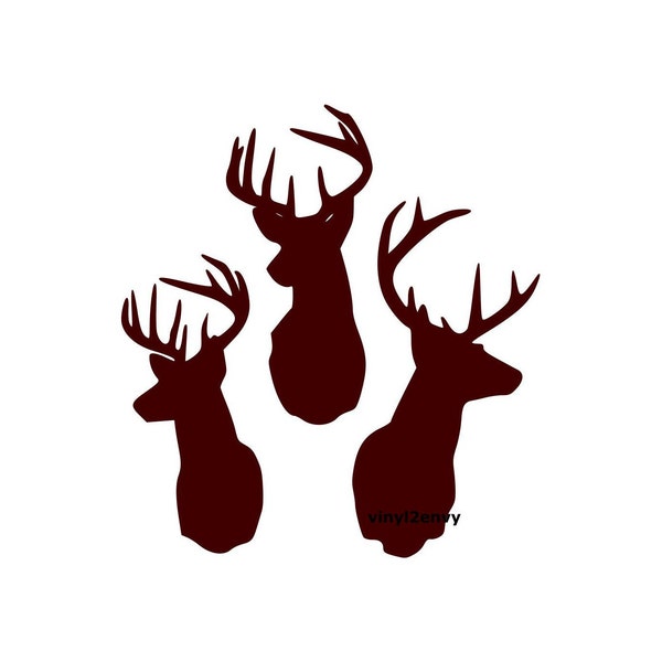 Deer Wall Decal - Etsy