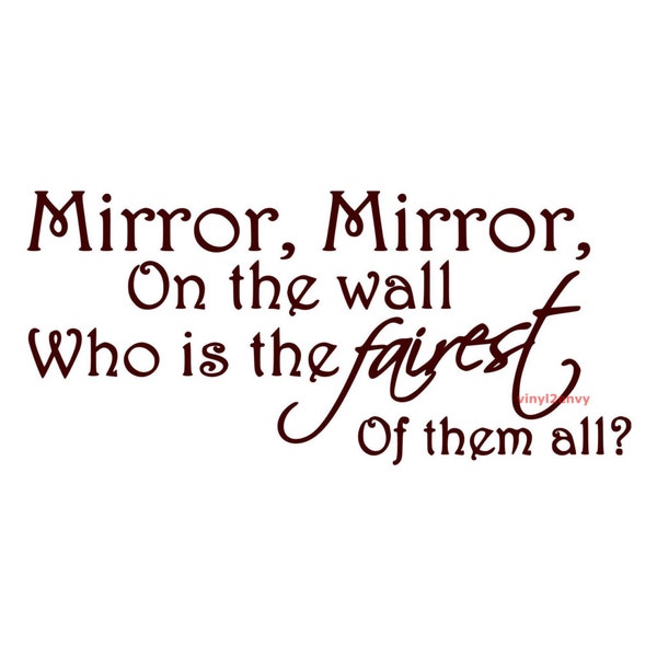 Mirror Wall Decal - Etsy