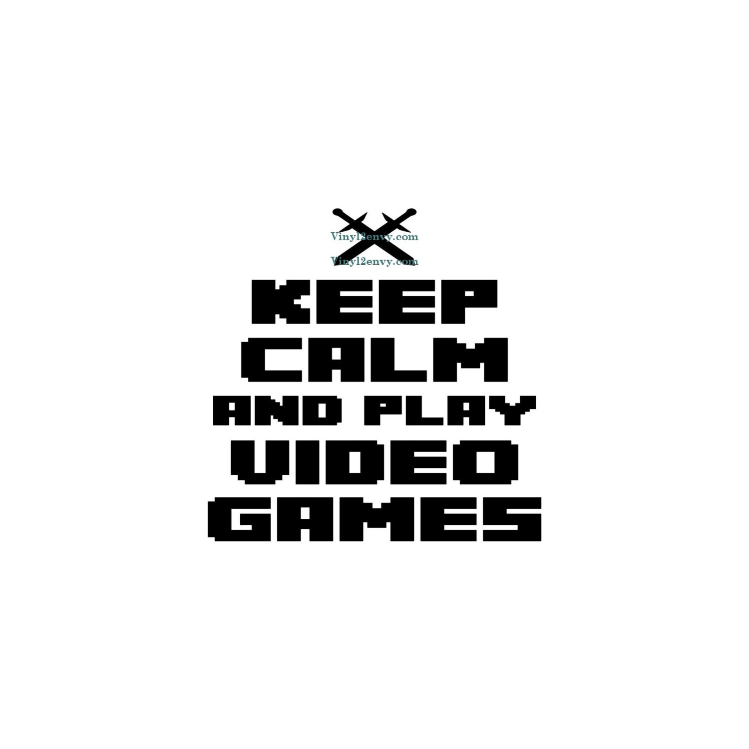 Keep Calm And Play Video Games Wallpaper