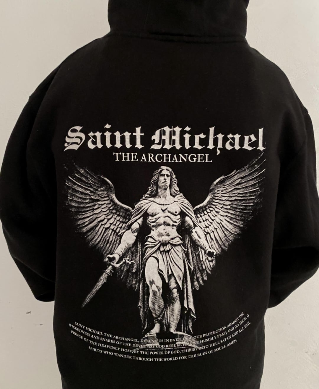 Saint Michael the Archangel (lightweight) Hoodie - Etsy