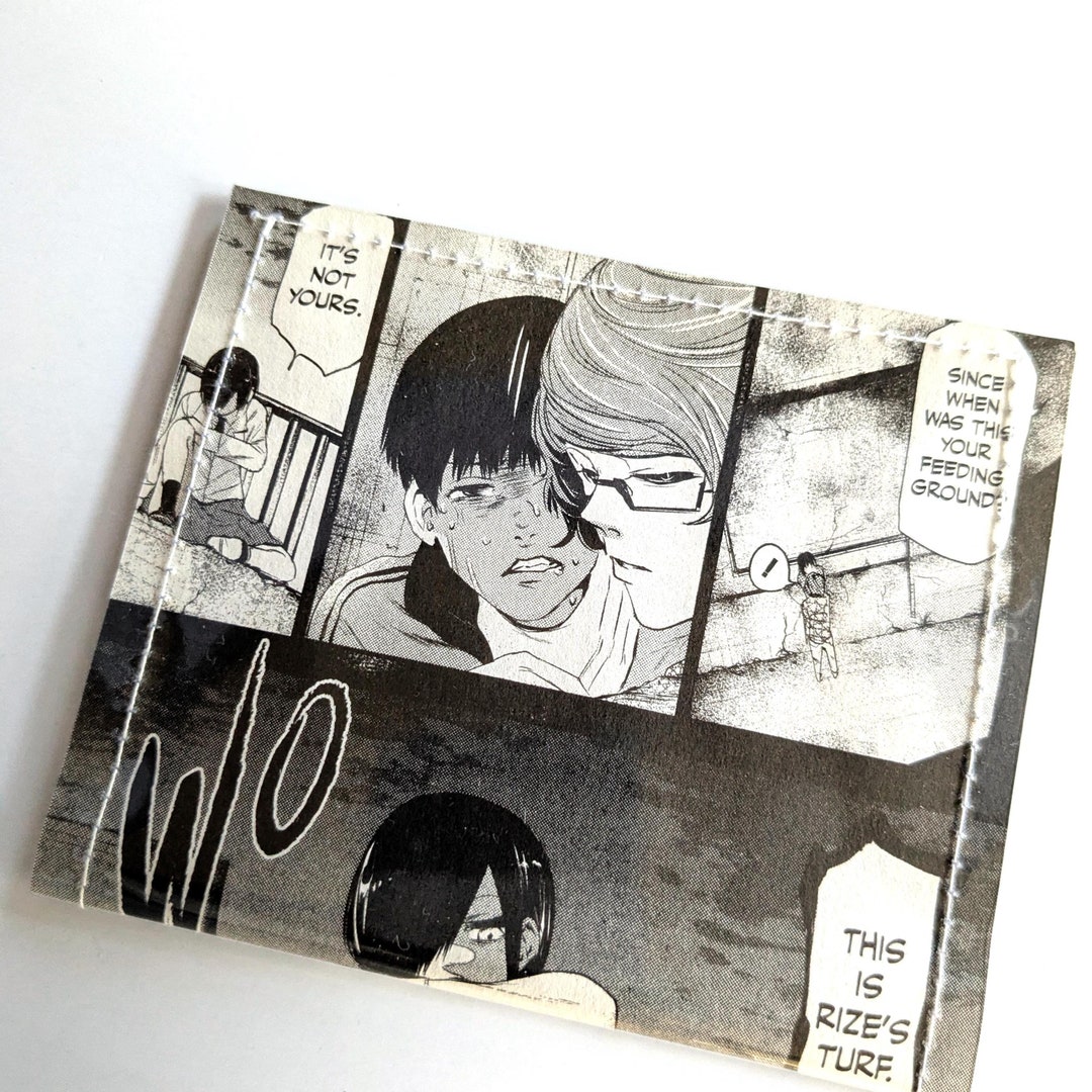 Tokyo Ghoul - Upcycled Recycled Manga Comic Bifold Vinyl Wallet - Etsy