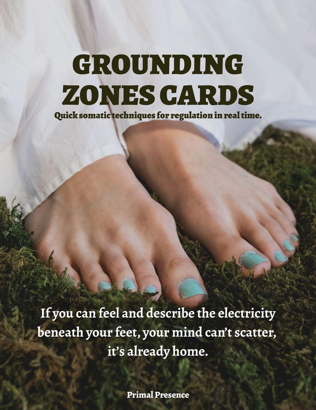 Grounding Zones Card | Quick Somatic Techniques for Regulation in Real ...