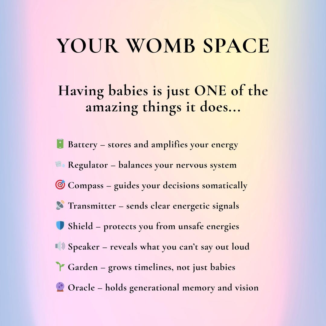 The Womb Signal | Nervous System Reset Ritual + Journal Prompts - Etsy