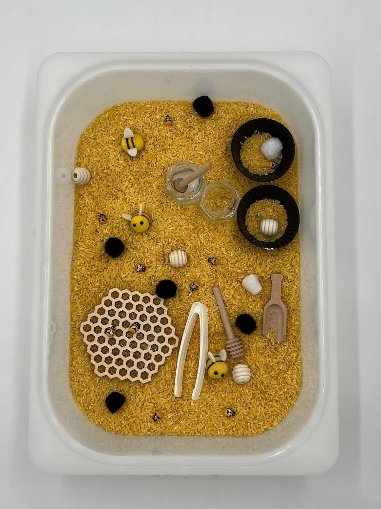 Bee Sensory Bin- Interactive Kits for Kids - Etsy
