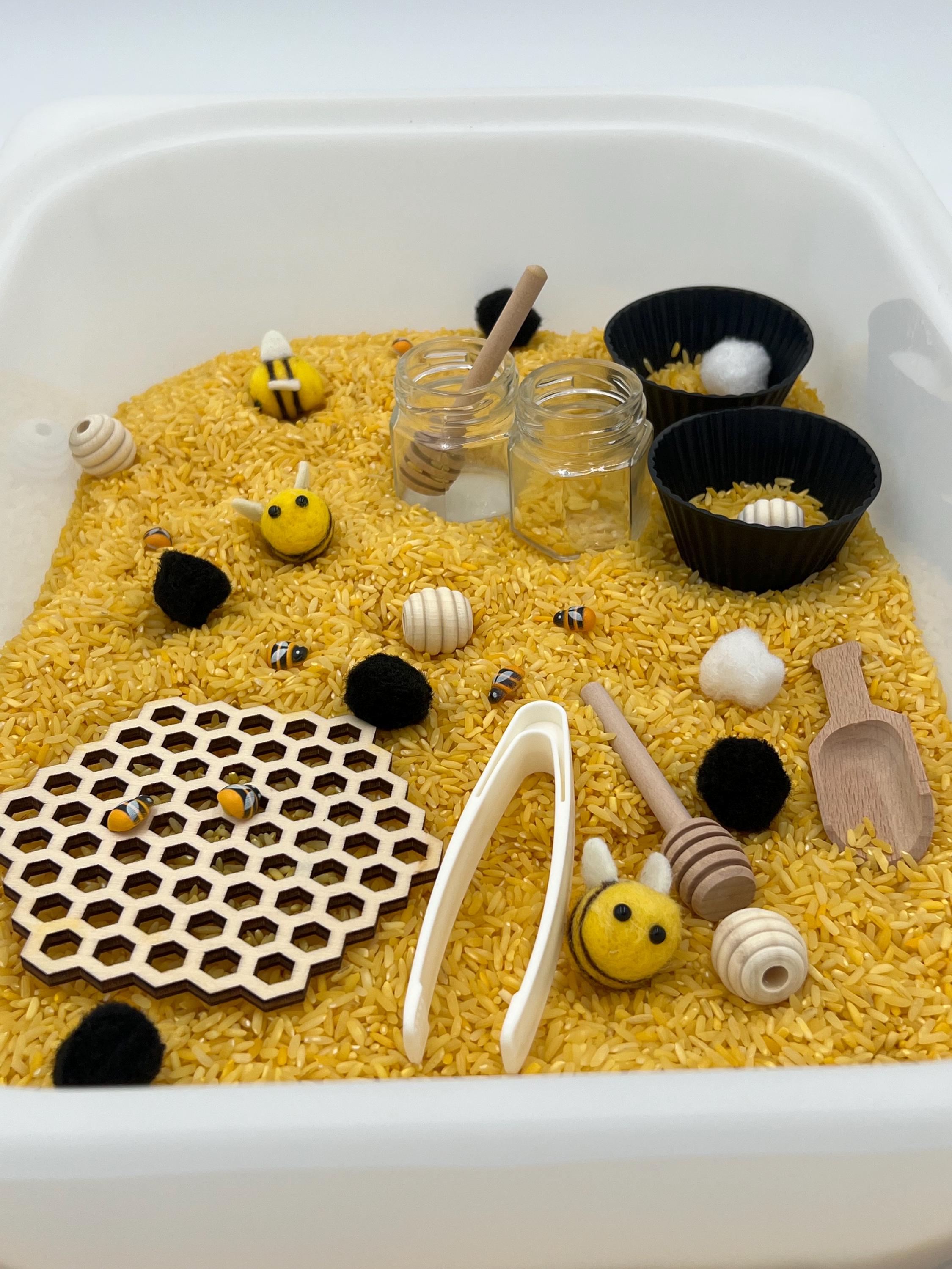 Bee Sensory Bin- Interactive Kits for Kids - Etsy
