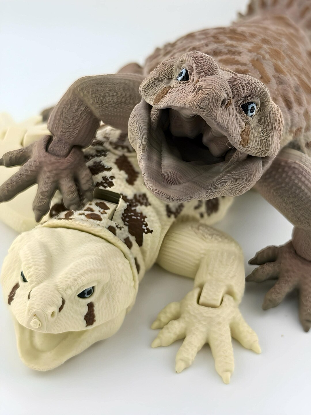 3D Printed Uromastyx Lizard Model: Articulated Reptile Figurine - Etsy