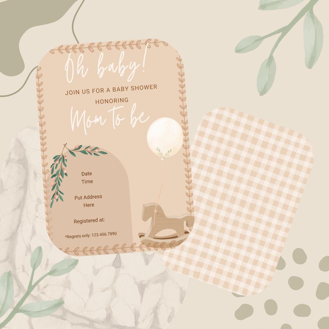 Gender Neutral Baby Shower Invite - Etsy