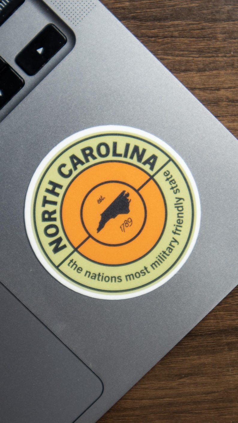 North Carolina Sticker - Etsy