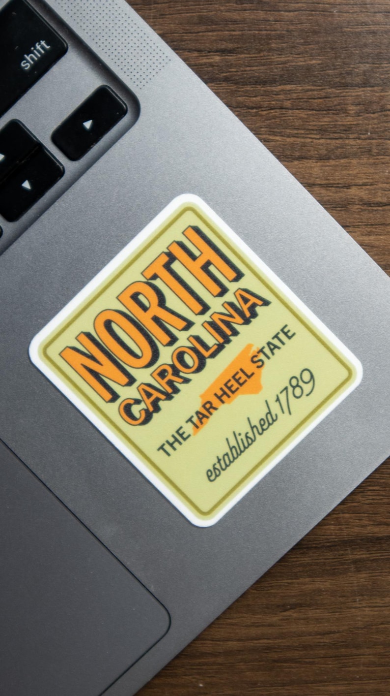 North Carolina Sticker - Etsy