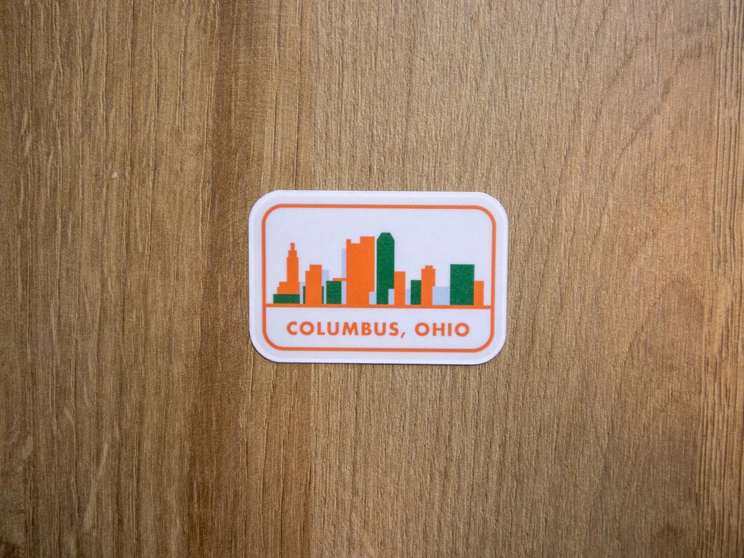 Columbus, Ohio Skyline Vinyl Decal | Waterproof Sticker - Etsy