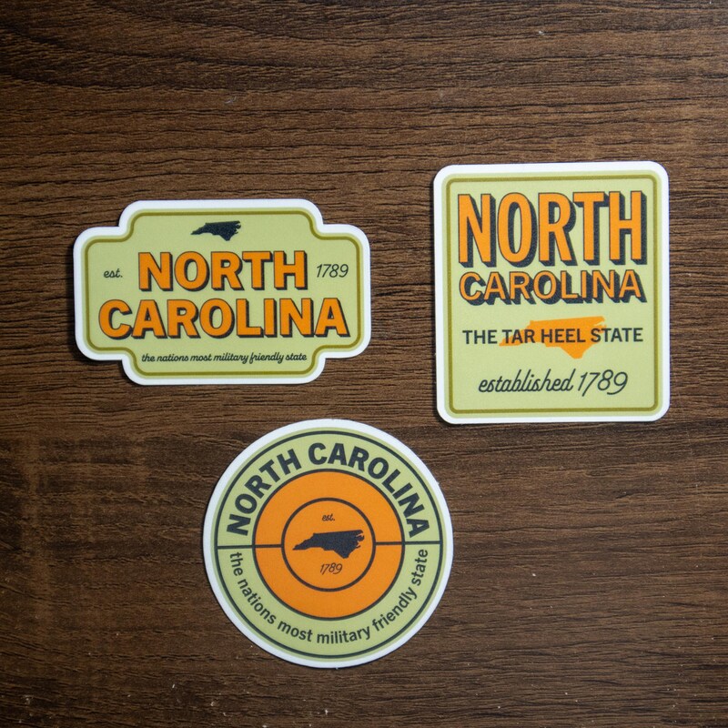 North Carolina Sticker - Etsy